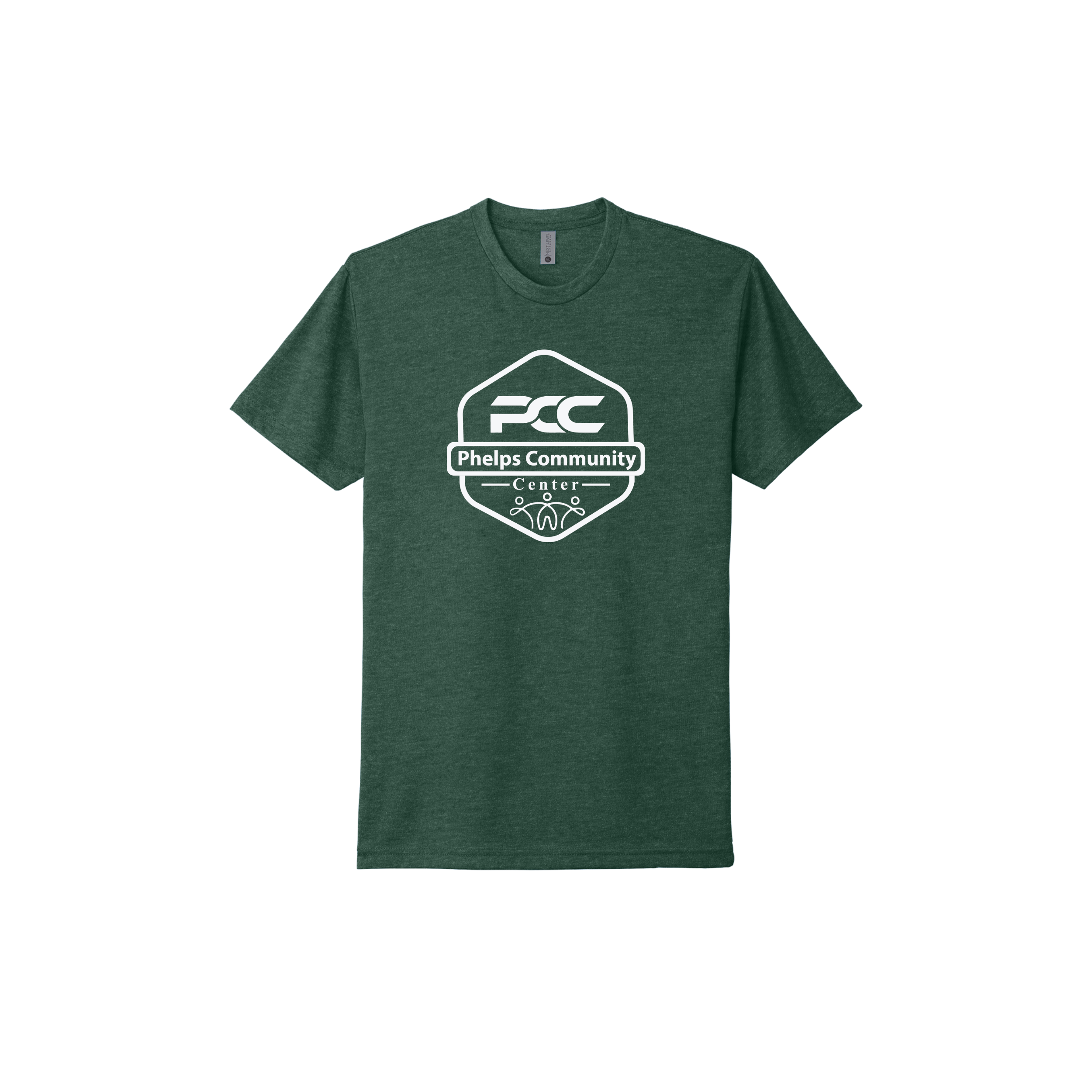 PCC Forest Green Staff Crewneck Tee – Valcom Family Apparel Printing
