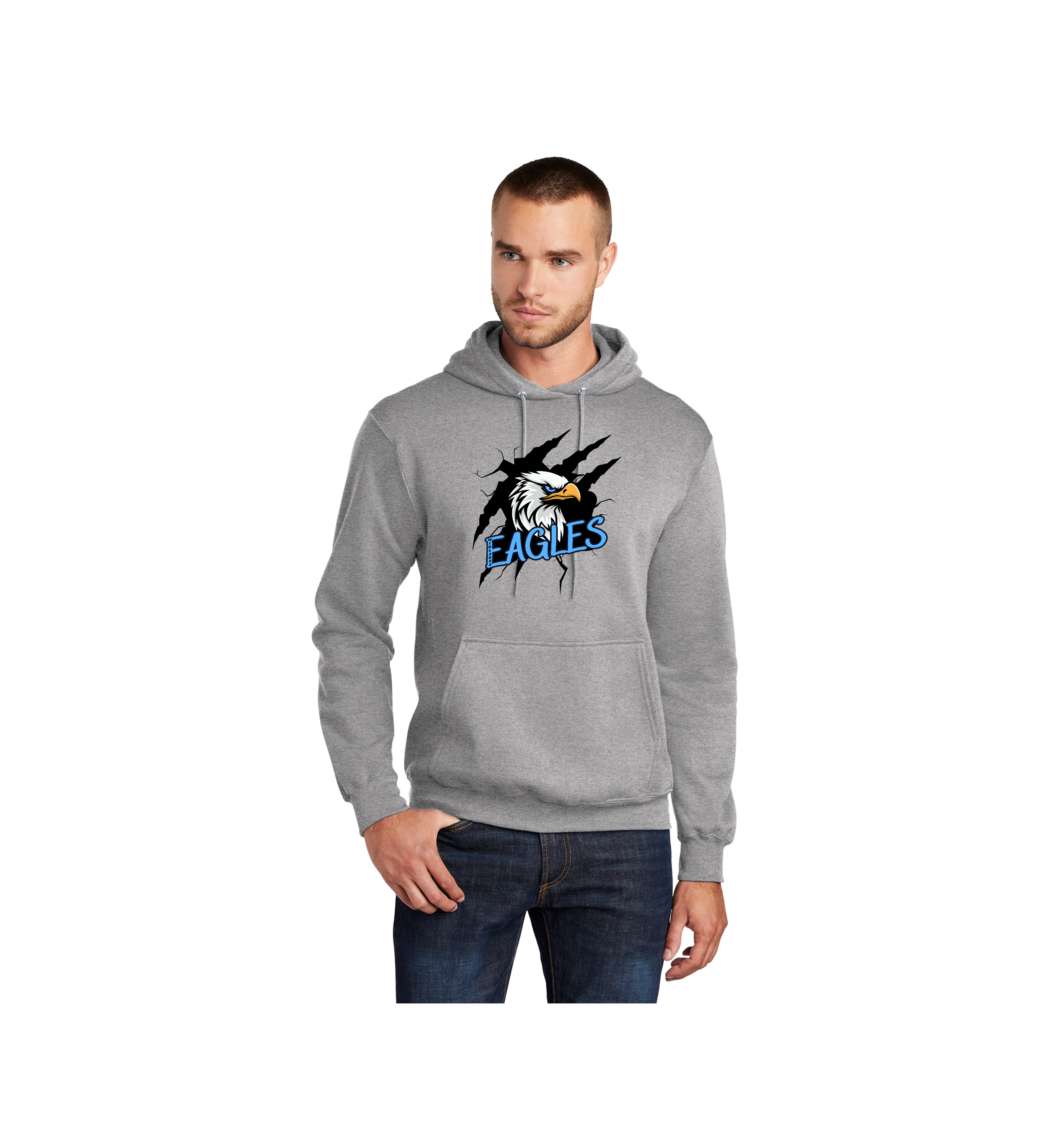 Midlakes PTO Eagle Design - Hoodie – Valcom Family Apparel Printing