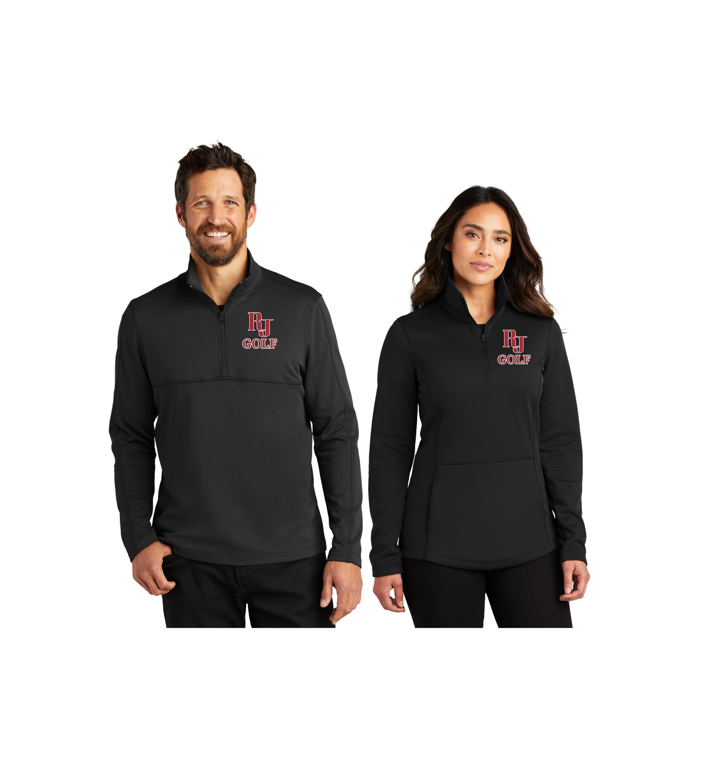 Red Jacket Golf Port Authority® Smooth Fleece 1/4-Zip – Valcom Family ...