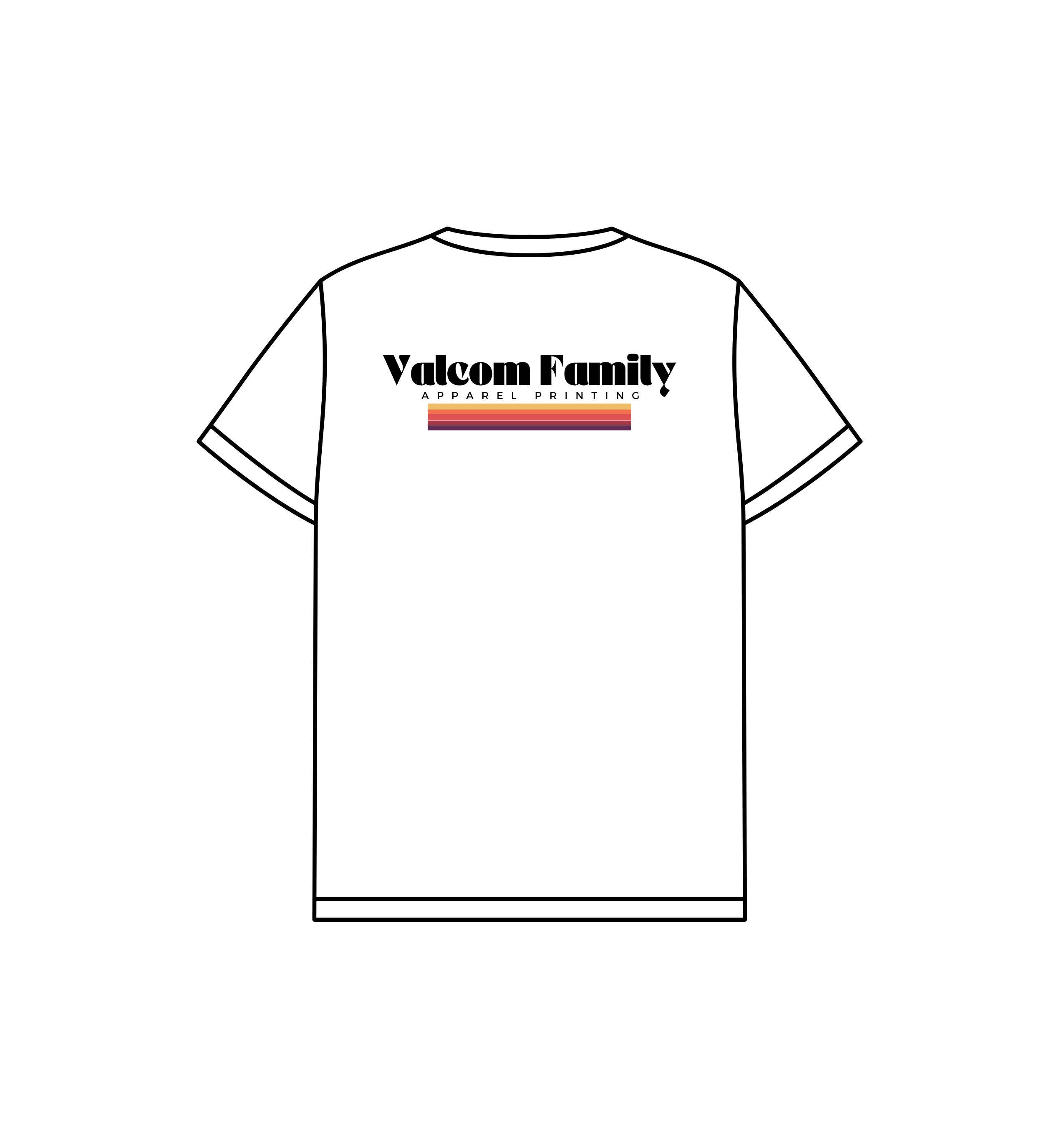 Back Print Add-On – Valcom Family Apparel Printing